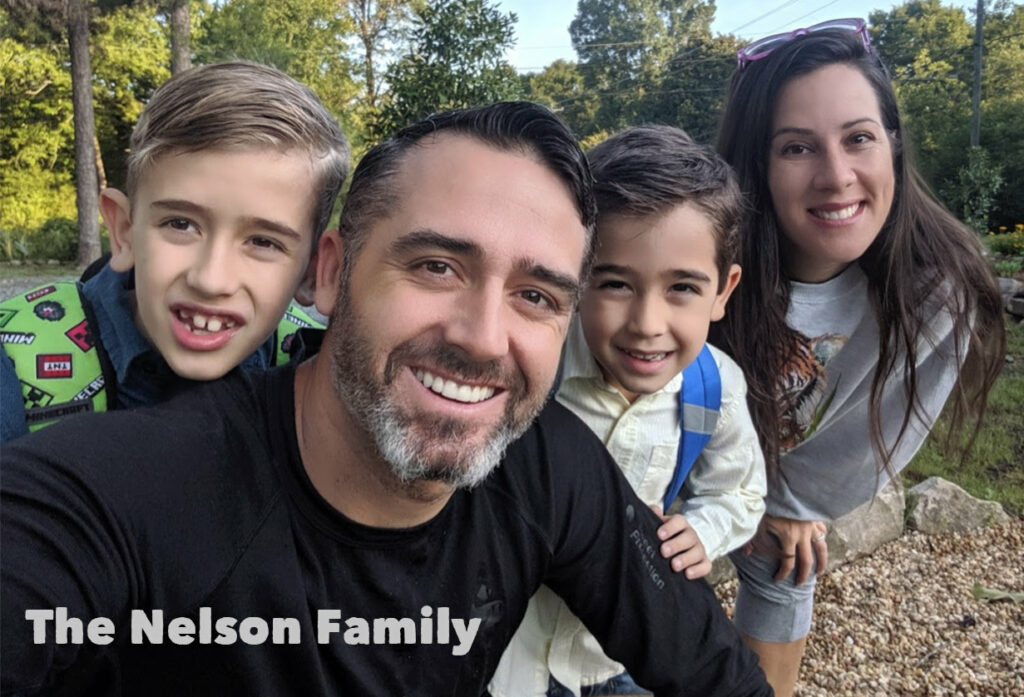 Rob Nelson, Haley Nelson, Haley Chamberlain Nelson, August, Leo ...