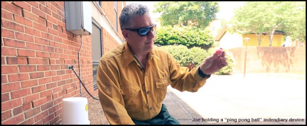 incendiary-device ping pong ball - Untamed Science